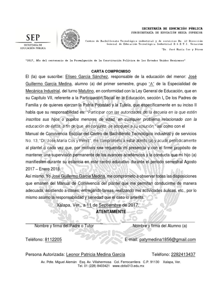 Carta Compromiso | Política | Gobierno