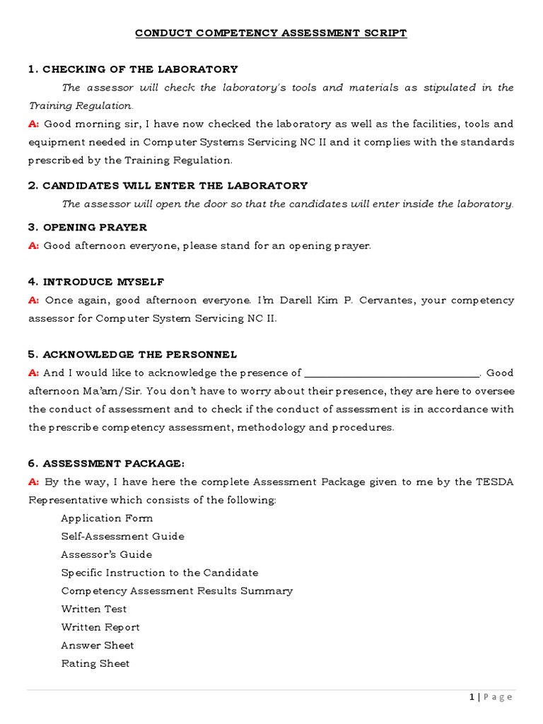 Cca Script | PDF | Educational Assessment | Competence (Human Resources)