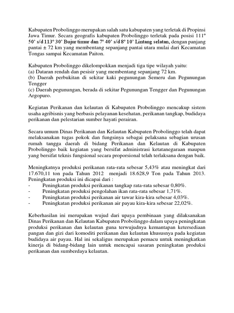 Contoh Narasi Profile | PDF