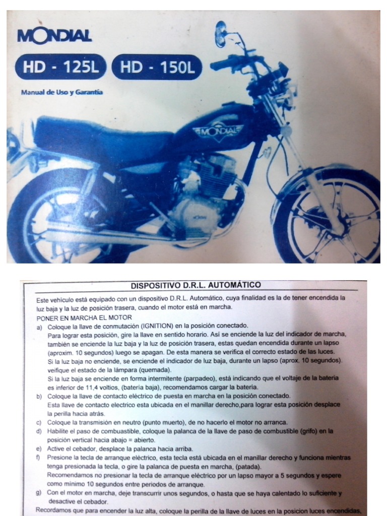 Manual Mondial HD 150 L | PDF