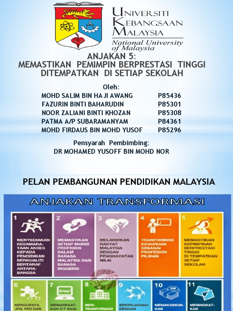 Anjakan 5 PPPM Pengajian Dasar Pendidikan | PDF