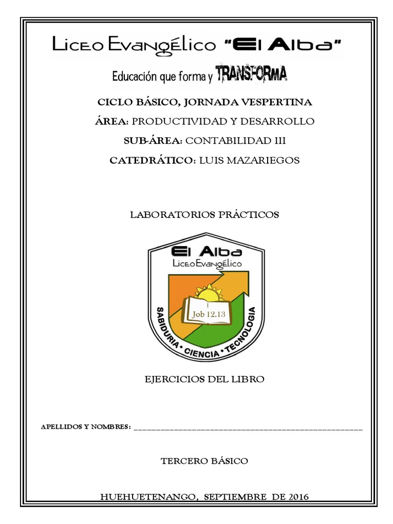 Caratulas Conta III | PDF