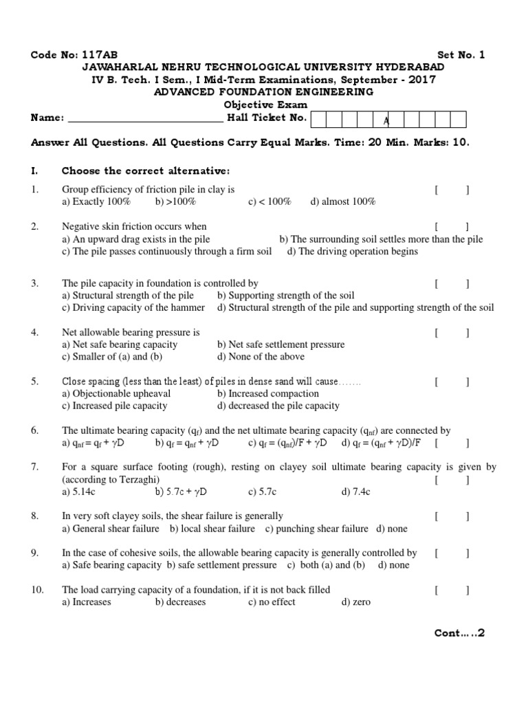 117ab - Advanced Foundation Engineering PDF | PDF | Deep Foundation ...