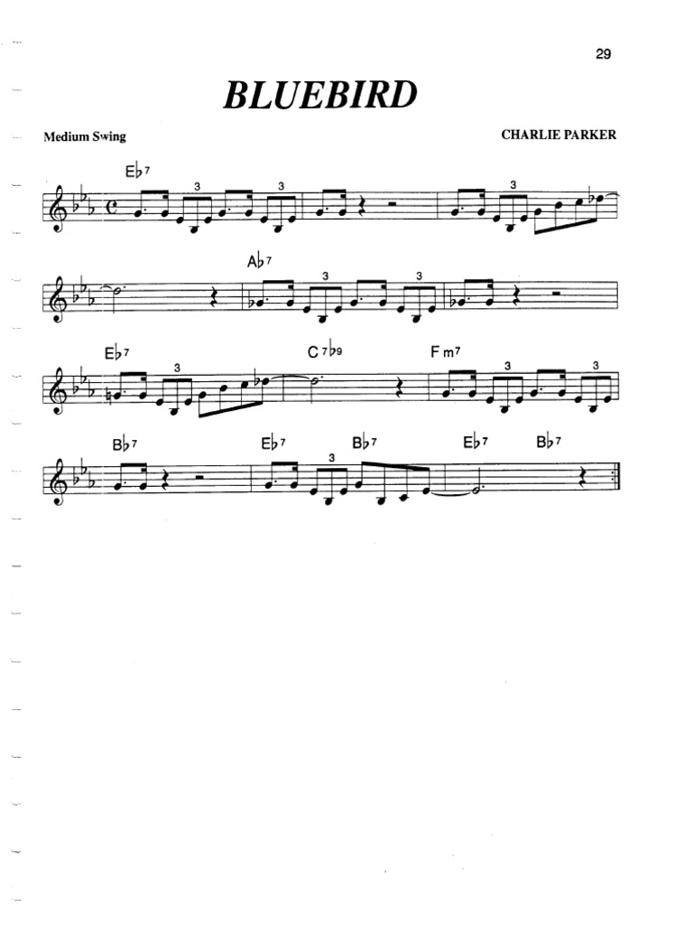 Bluebird - Charlie Parker | PDF