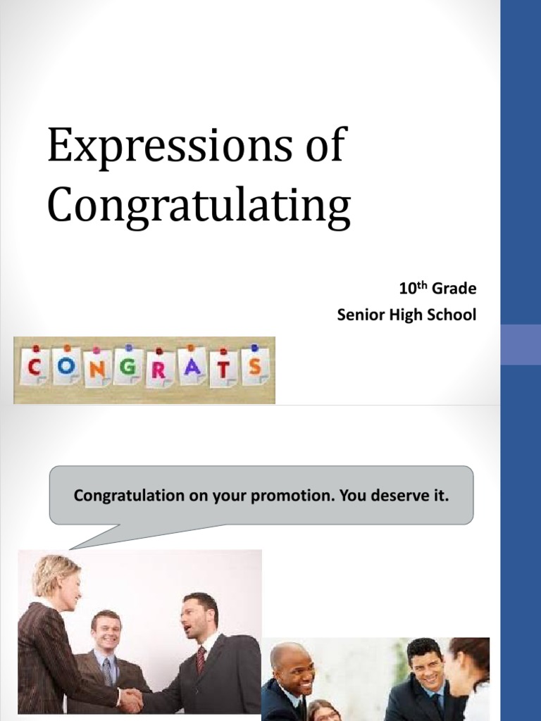 Expressions of Congratulating | PDF | Sports & Recreation | Wellness