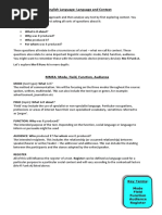 Analysing Argument - The Ultimate Cheat Sheet | PDF | Argument | Metaphor