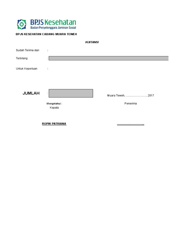 Format Kwitansi | PDF
