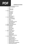 SAP MM Topics-List | PDF