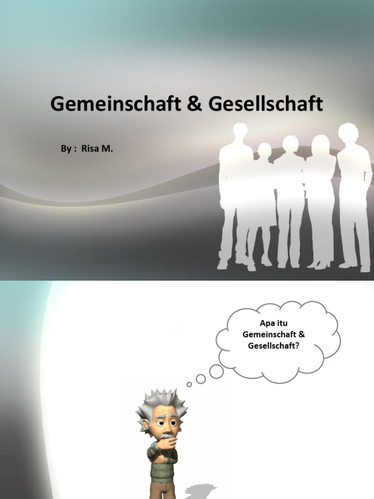 Memahami Gemeinschaft dan Gesellschaft | PDF | Sains & Matematika