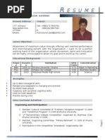 Bdjobs Career Bdjobs Career: CV Format | PDF | Bangladesh | Dhaka