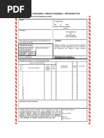 Shippers Declaration Open Format Non Fillable | PDF
