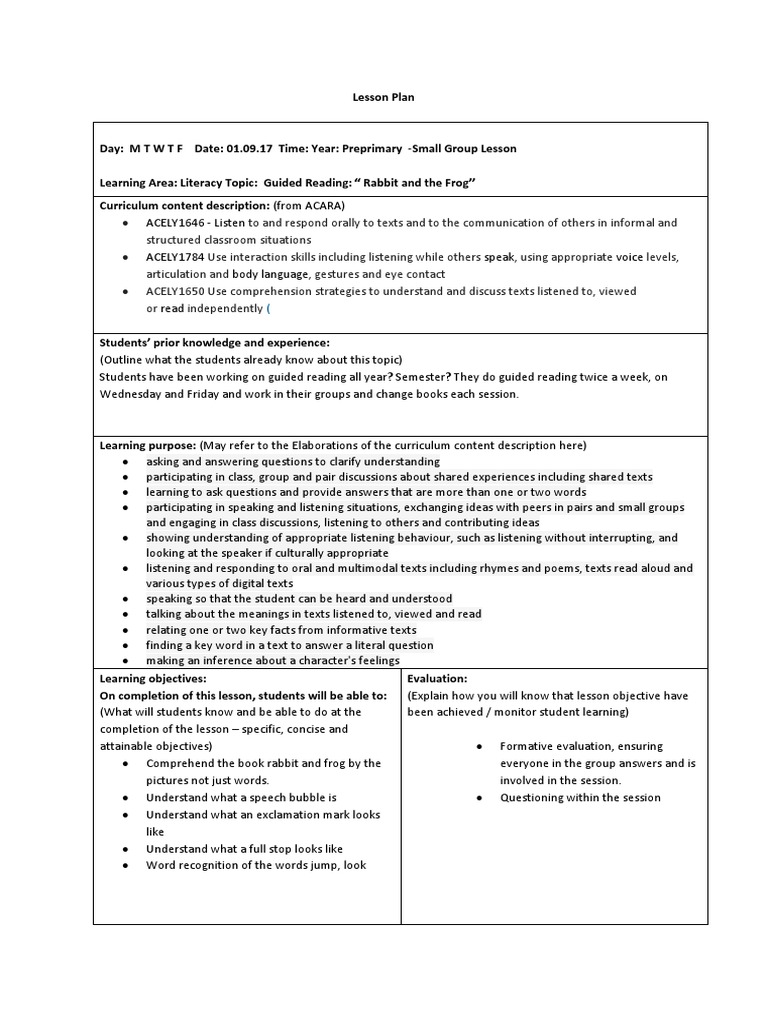 Short Story Lesson Plan | PDF | Educational Psychology | Semiotics