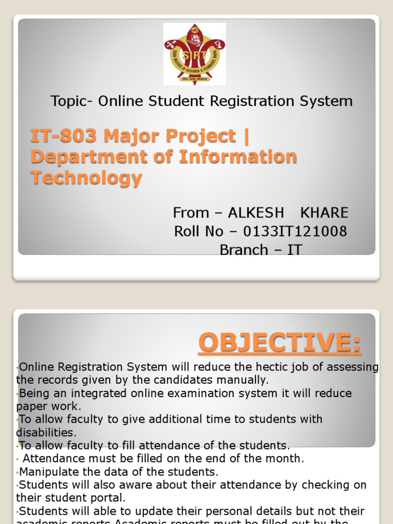 IT-803 Major Project - Department of Information Technology: Topic ...