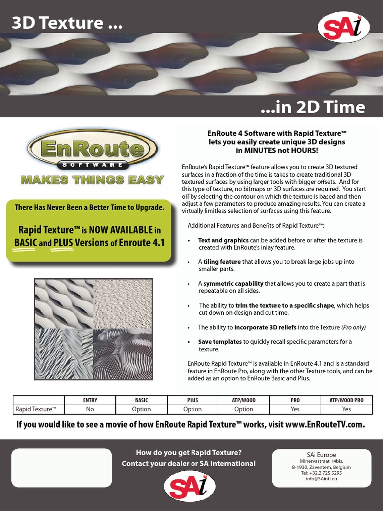 Enroute Features With Rapid Texture | PDF | 3 D Computer Graphics ...