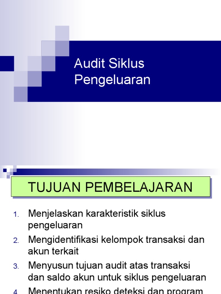 Audit Siklus Pengeluaran | PDF