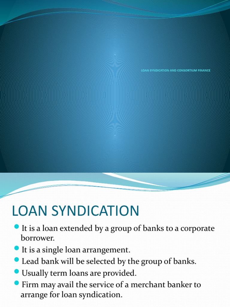 Loan Syndication Ti On | PDF | Syndicated Loan | Banks