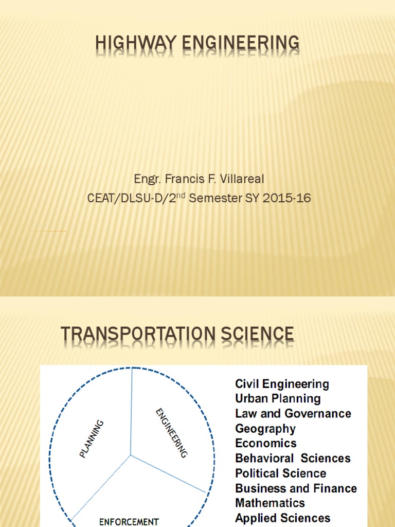 Highway Engineering | PDF