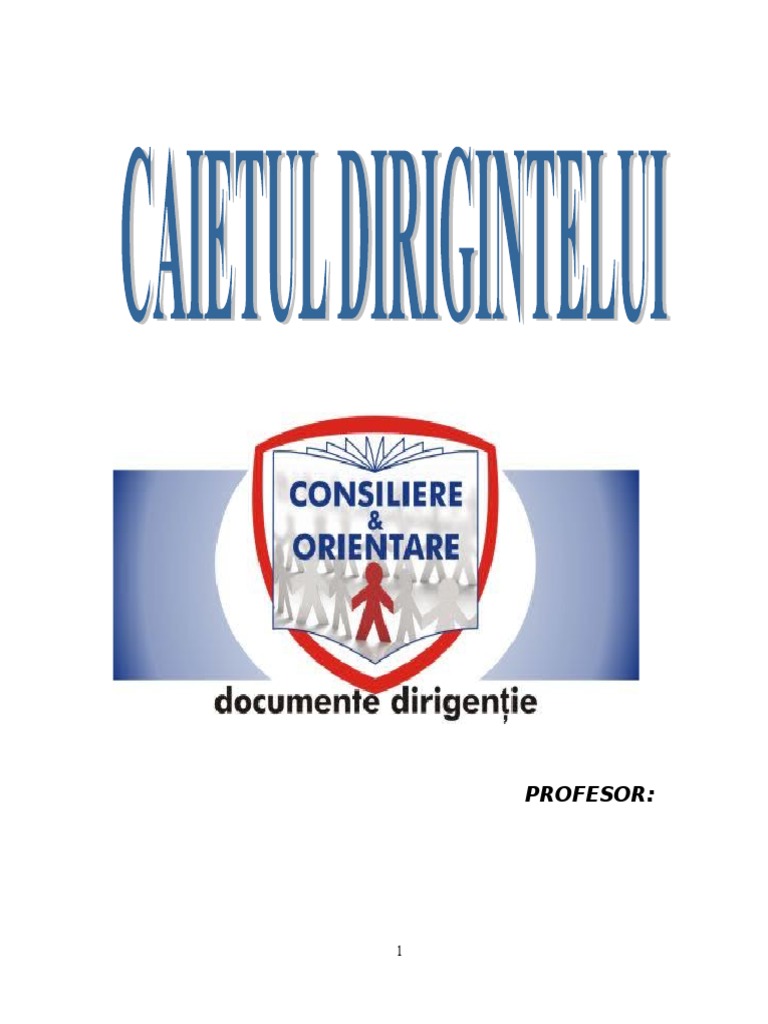 Caietul Dirigintelui | PDF