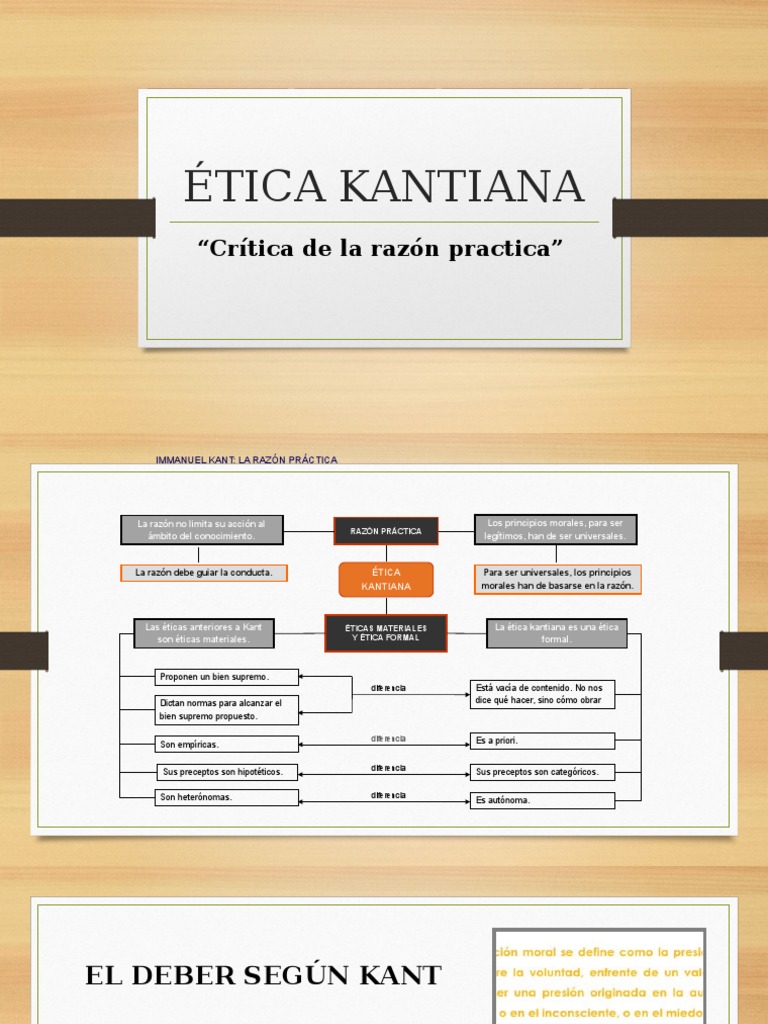 Ética Kantiana | PDF | Immanuel Kant | Moralidad