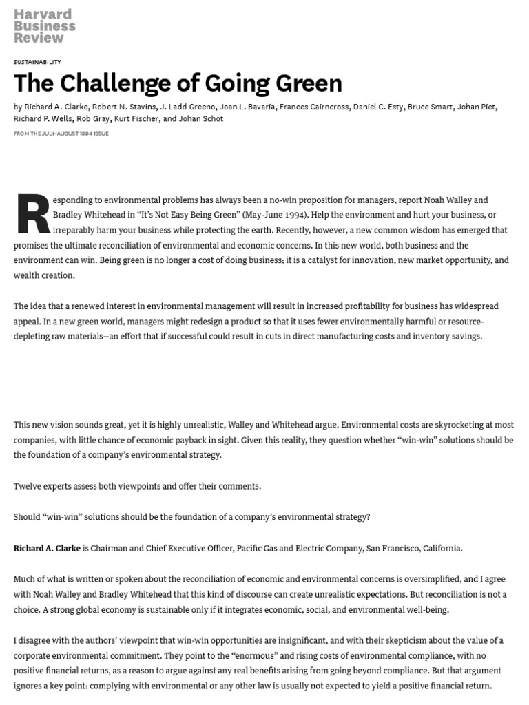 Balancing Environmental Protection and Economic Growth: Experts Debate ...