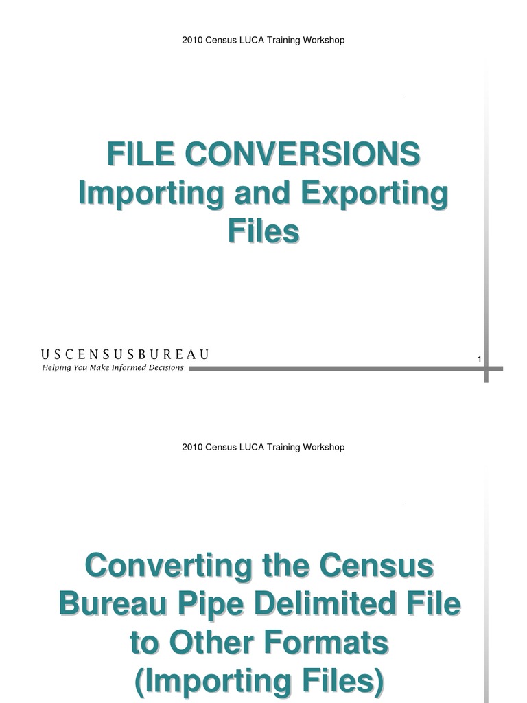 File Conversions Importing And Exporting Files Pdf Comma Separated Values Microsoft Excel