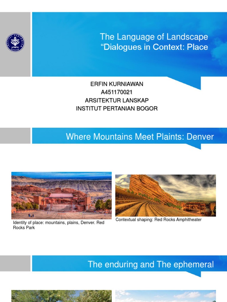 The Language of Landscape (A451170021) | PDF