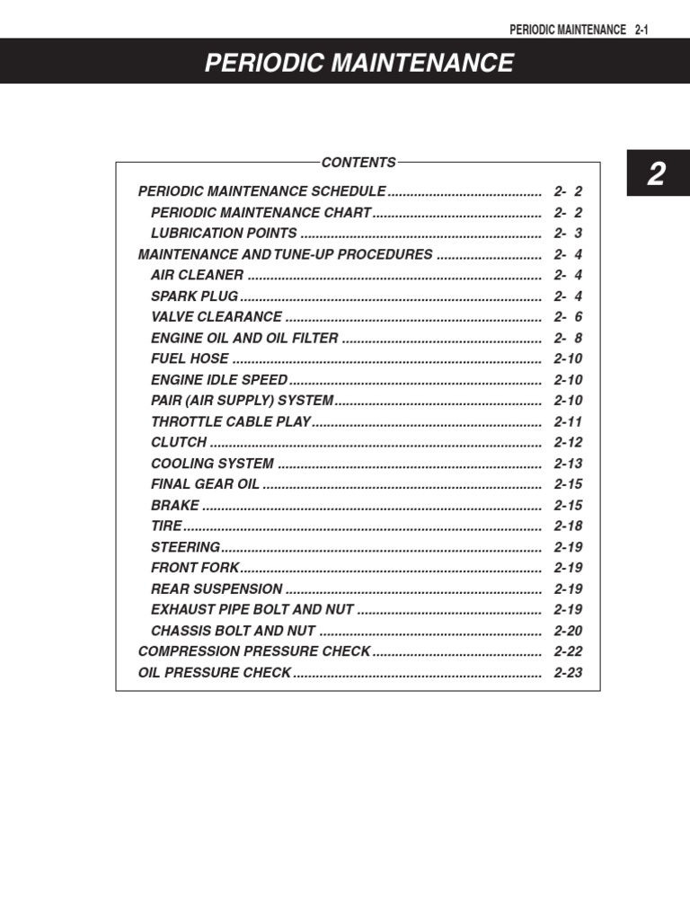 02 Periodic Maintenance | PDF | Tire | Brake