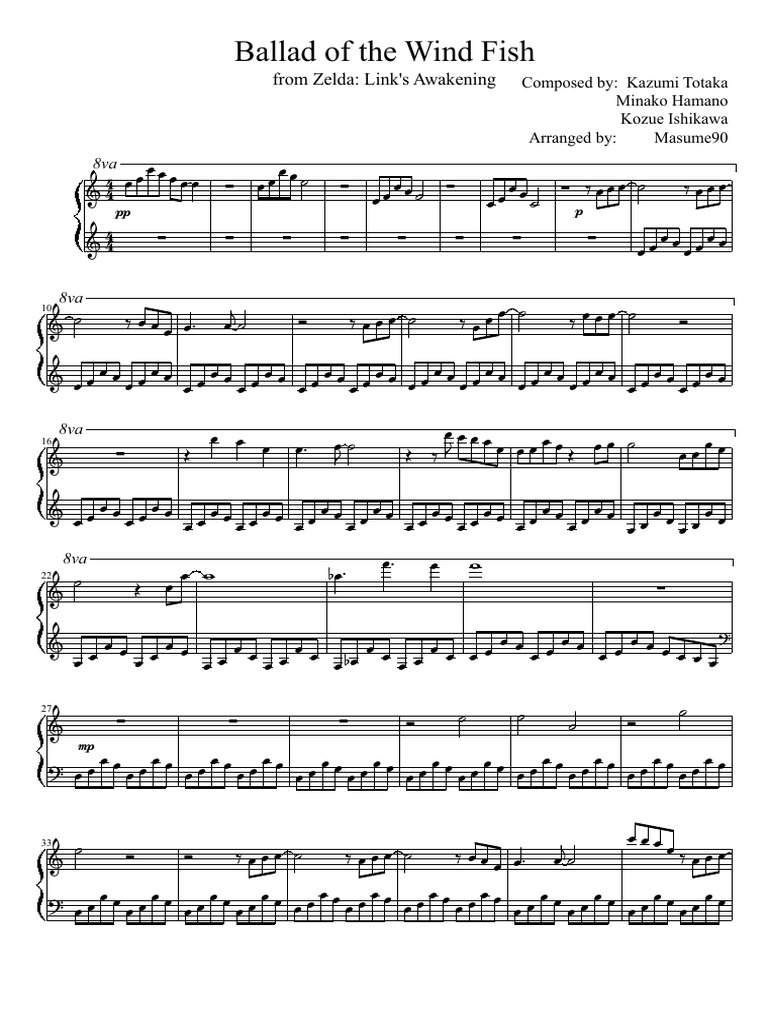 Ballad of The Wind Fish PDF | PDF | The Legend Of Zelda | Netherlands