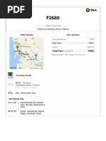 Uber Trip Receipt: Noida to Gurugram | PDF | Invoice | Payments