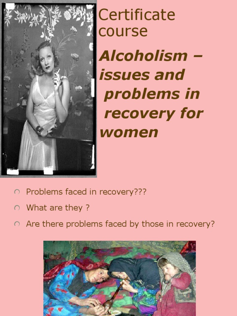 Women's Recovery from Alcoholism Issues | PDF | Alcoholism ...