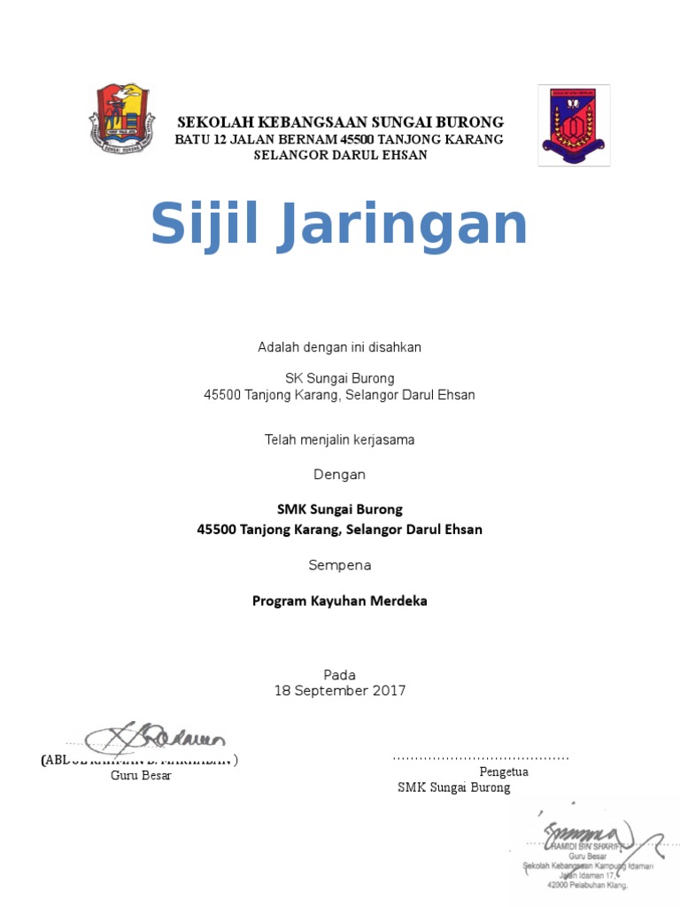 SIJIL jaringan