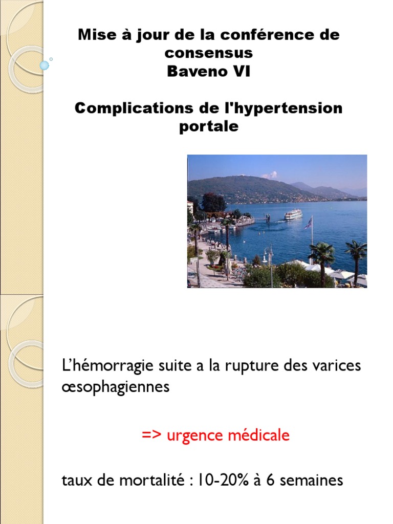 Presentation Baveno 6 Final | PDF | Cirrhose | Médecine clinique