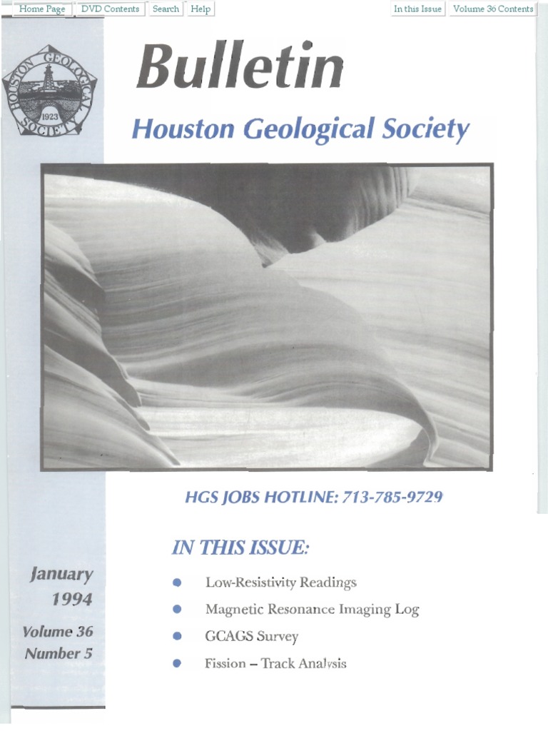 Houston Geological Services | PDF | Fault (Geology) | Deposition (Geology)