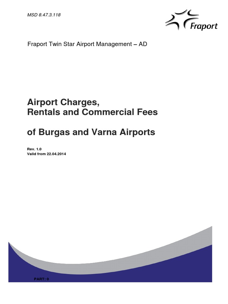 AirportCharges VAR BOJ | PDF | Payments | Airport