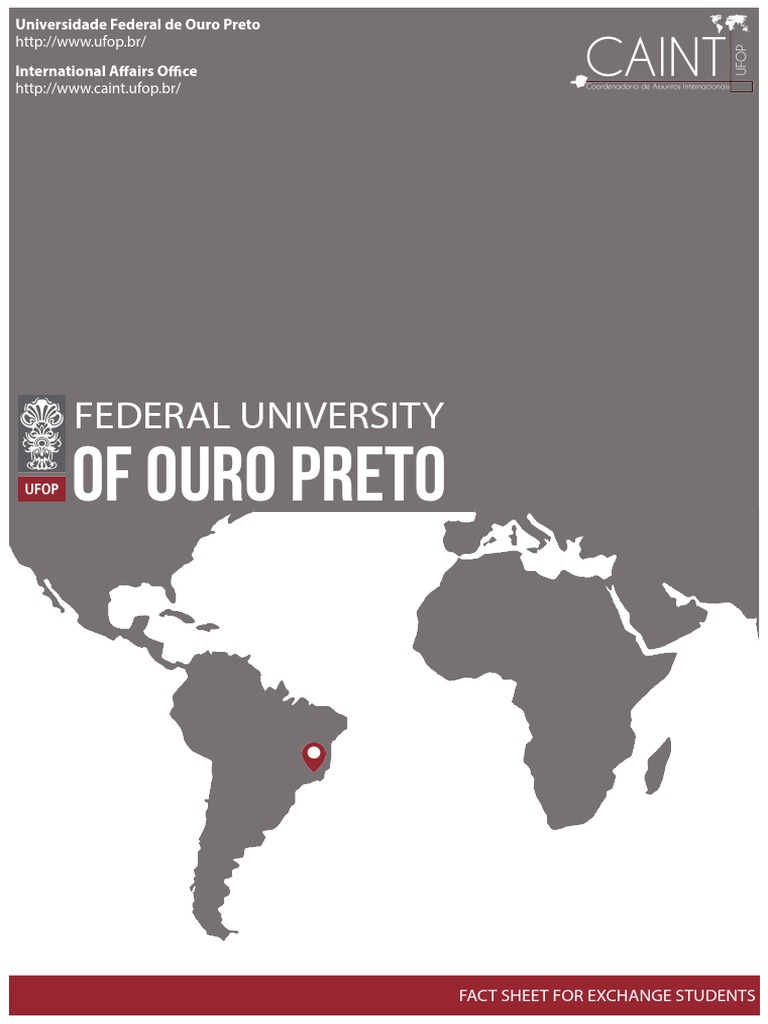 UFOP Fact Sheet | Bachelor's Degree | Engineering