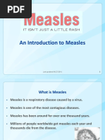 Measles Lecture Presentation | PDF