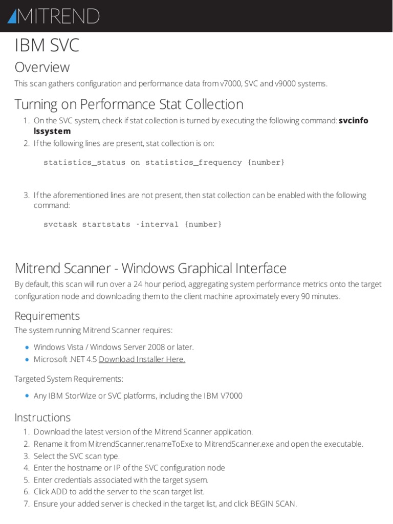IBM SVC Performance Data Guide | PDF | Microsoft Windows | Scripting ...