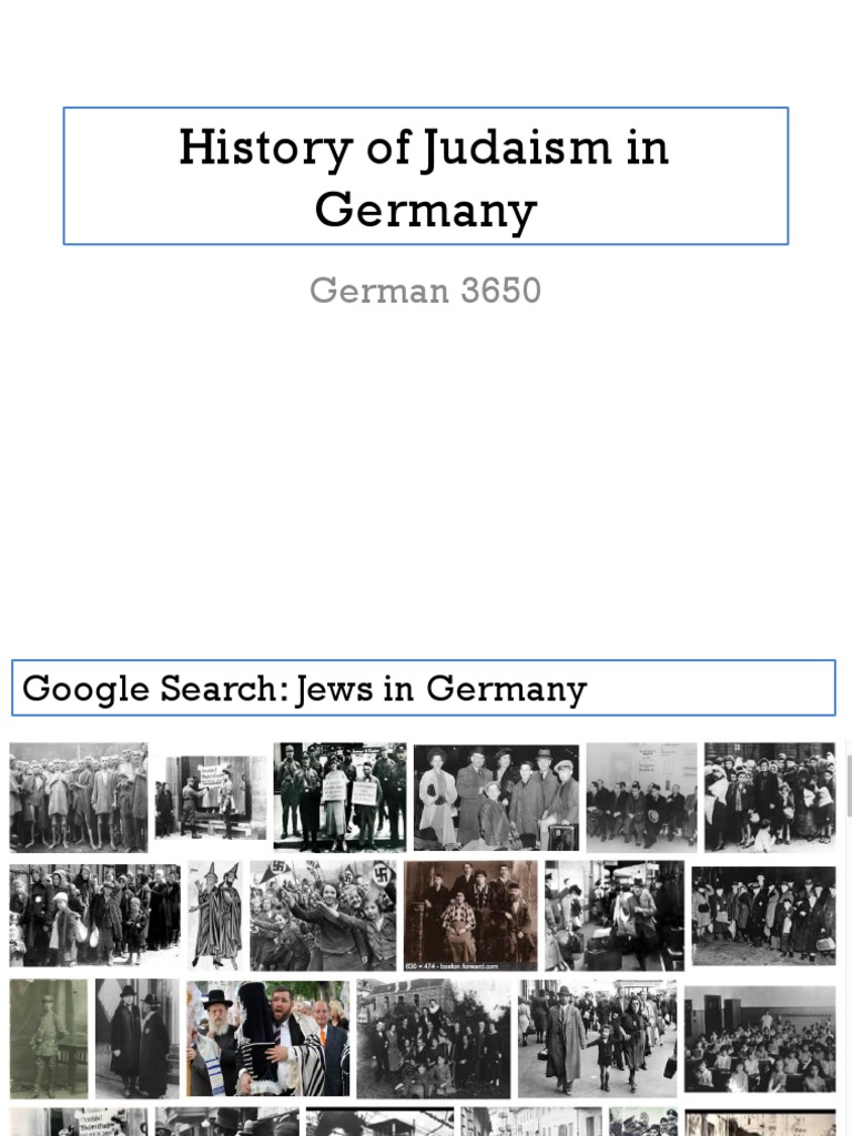 History of Judaism in Germany | PDF | History Of The Jews In Germany | Jews