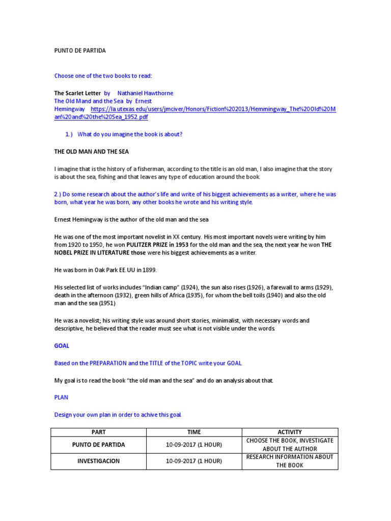 The Scarlet Letter | PDF | Ernest Hemingway | Narration