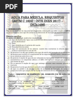 Astm C1602 2006 Esp | PDF | Hormigón | Agua