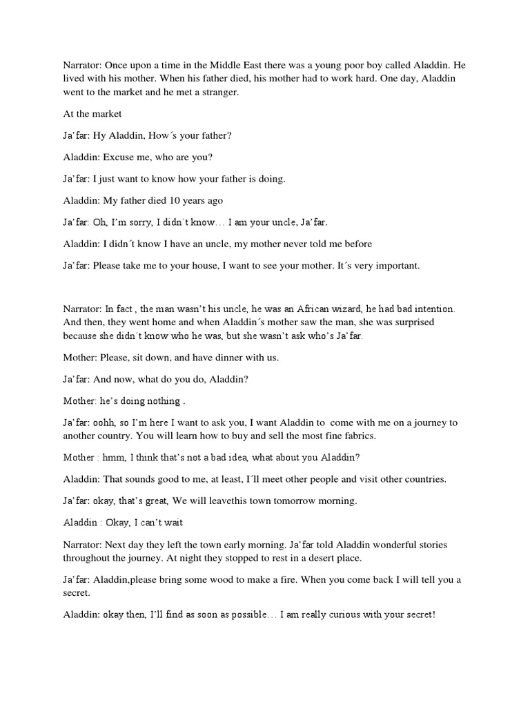 Aladdin | PDF