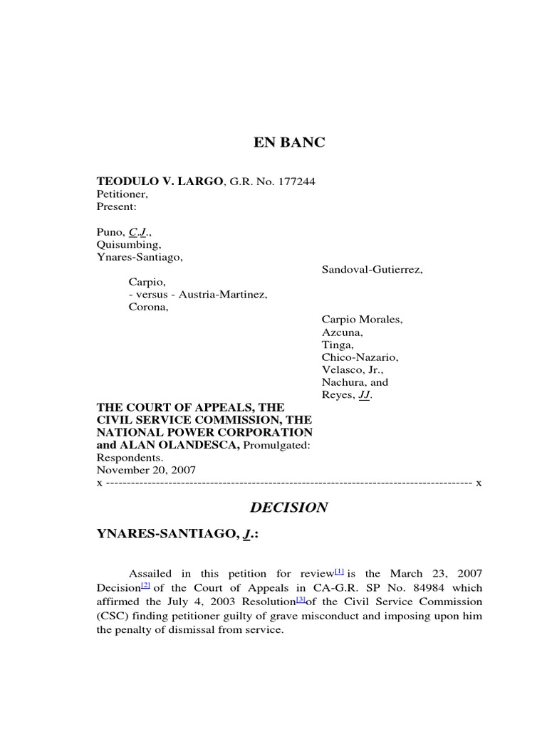 Grave Misconduct | PDF | Mootness | Complaint