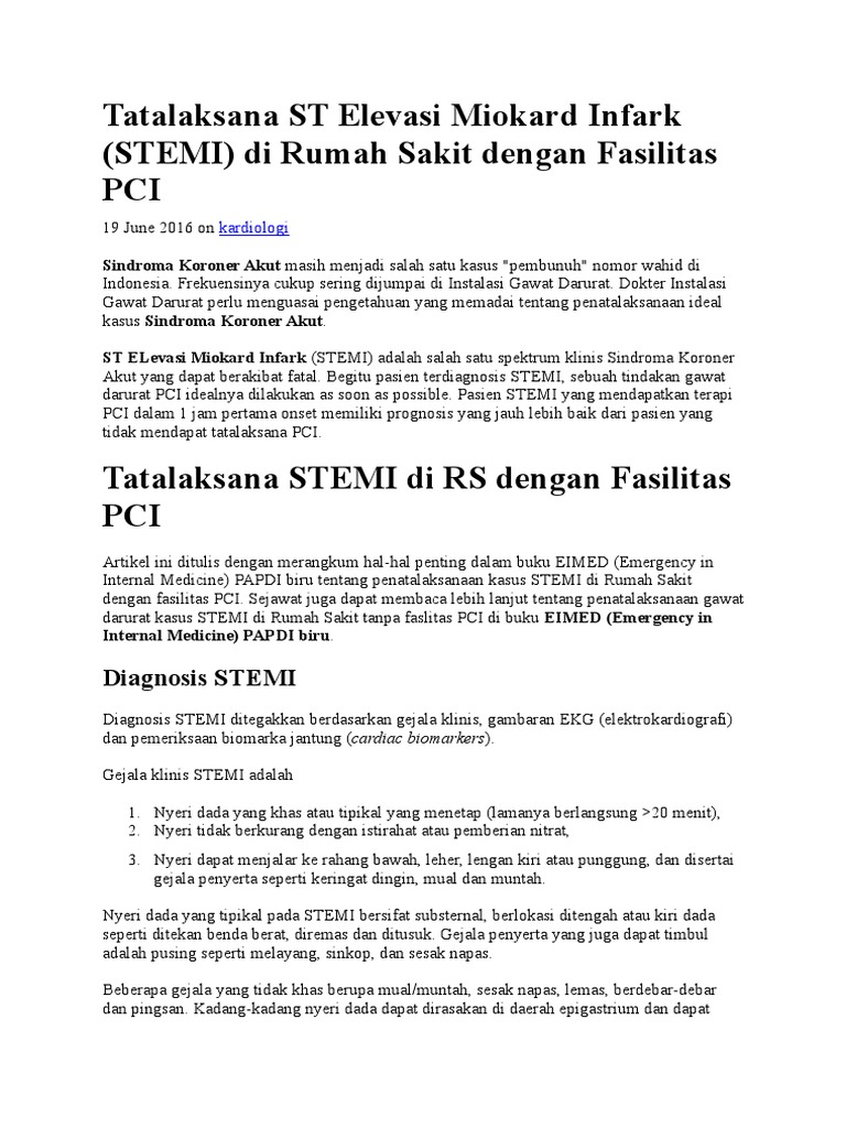 Stemi | PDF