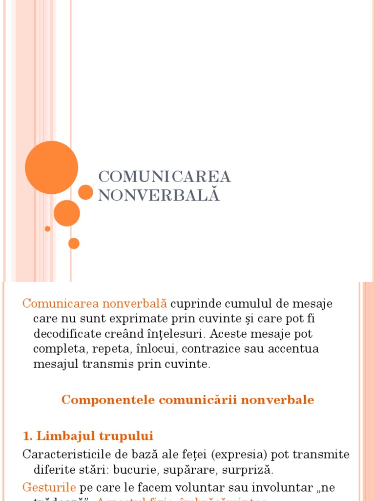 9. Comunicarea nonverbala.ppt