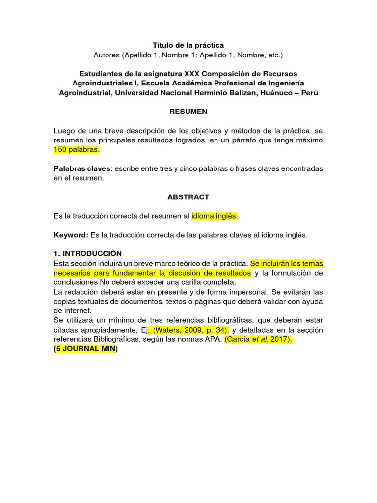 Formato para Informes-APA | PDF | Traducciones | Science