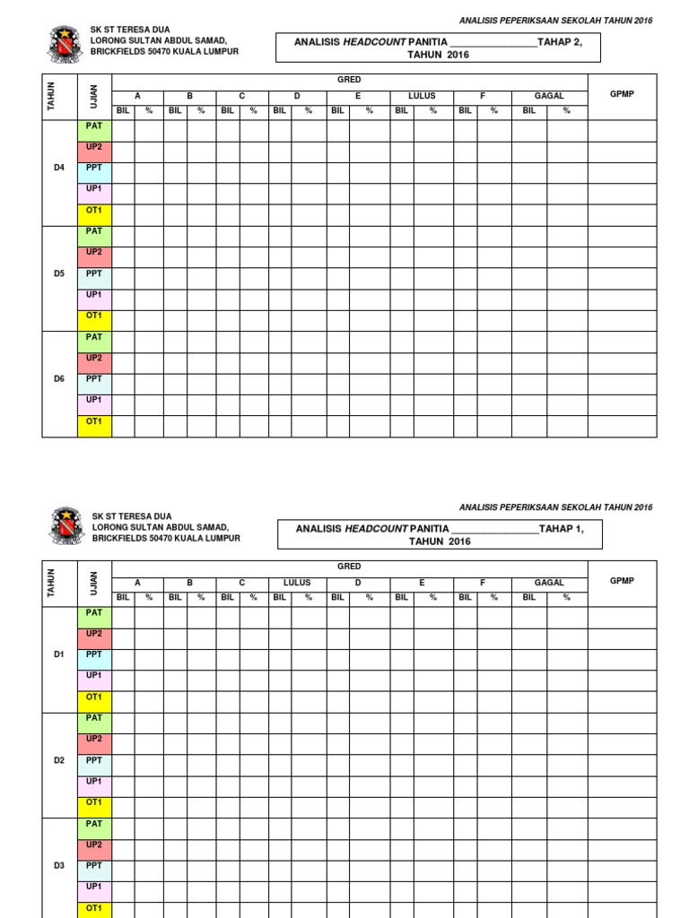 Headcount Panitia | PDF