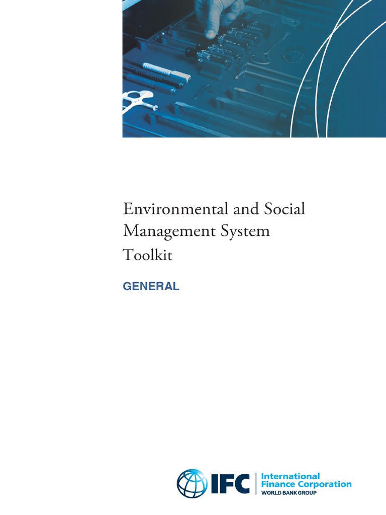 ESMS Toolkit General PDF | PDF | Water Resources | Waste