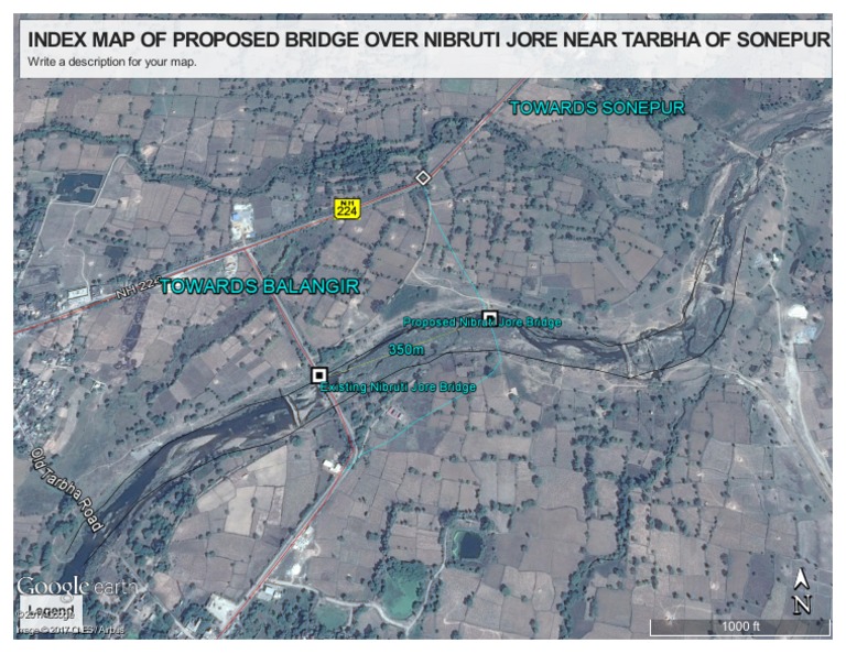 Index Map of Proposed Bridge Over Nibruti Jore Near Tarbha of Sonepur ...