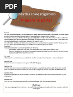 Math Café Menu and Pricing Guide | PDF