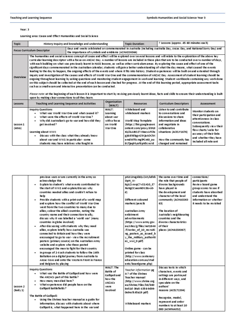 Lesson Plan - Cause and Effect | PDF | Educational Technology ...